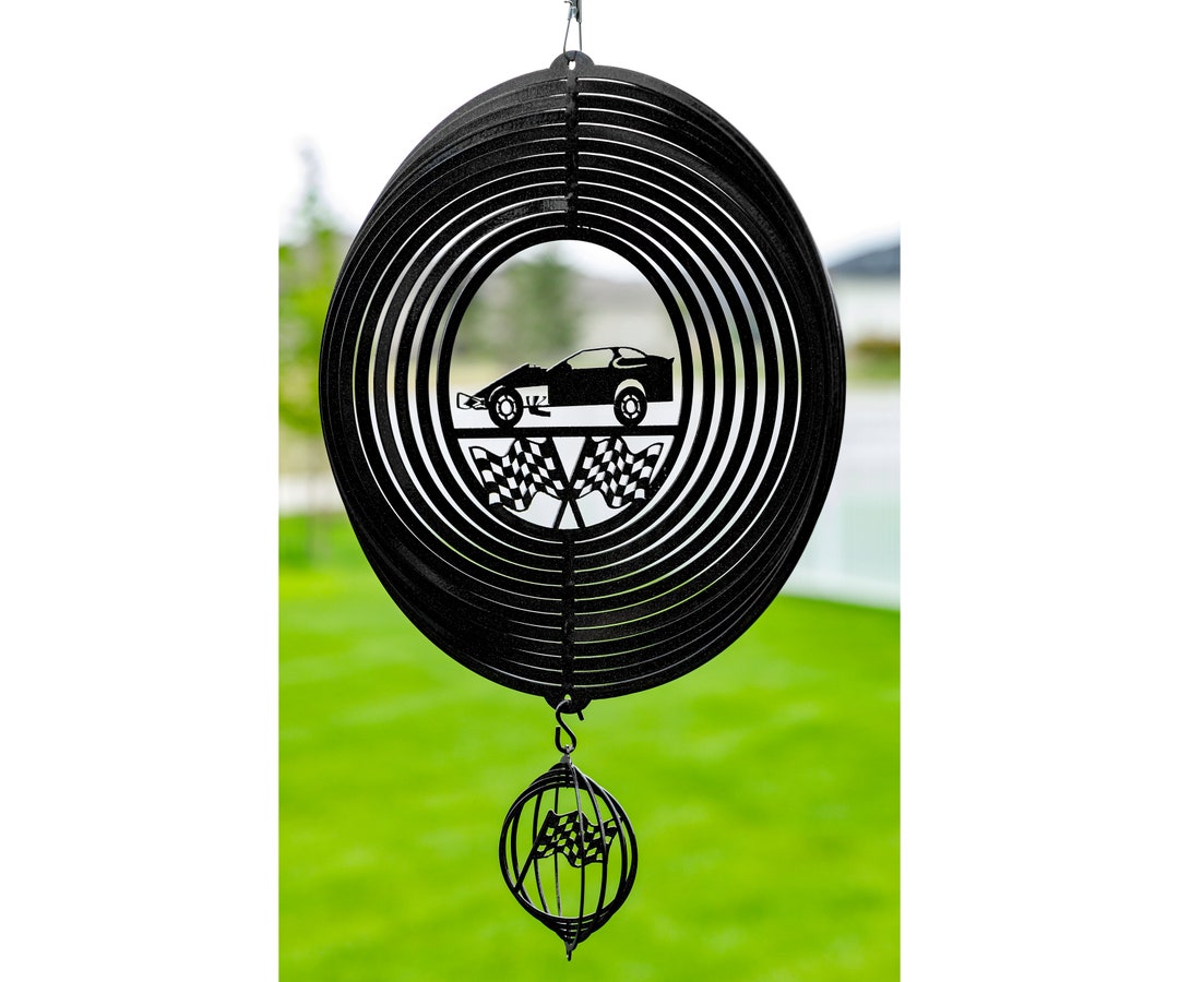 Modified Dirt Late Racer Car Racing Swirly Metal Wind Spinner - Etsy