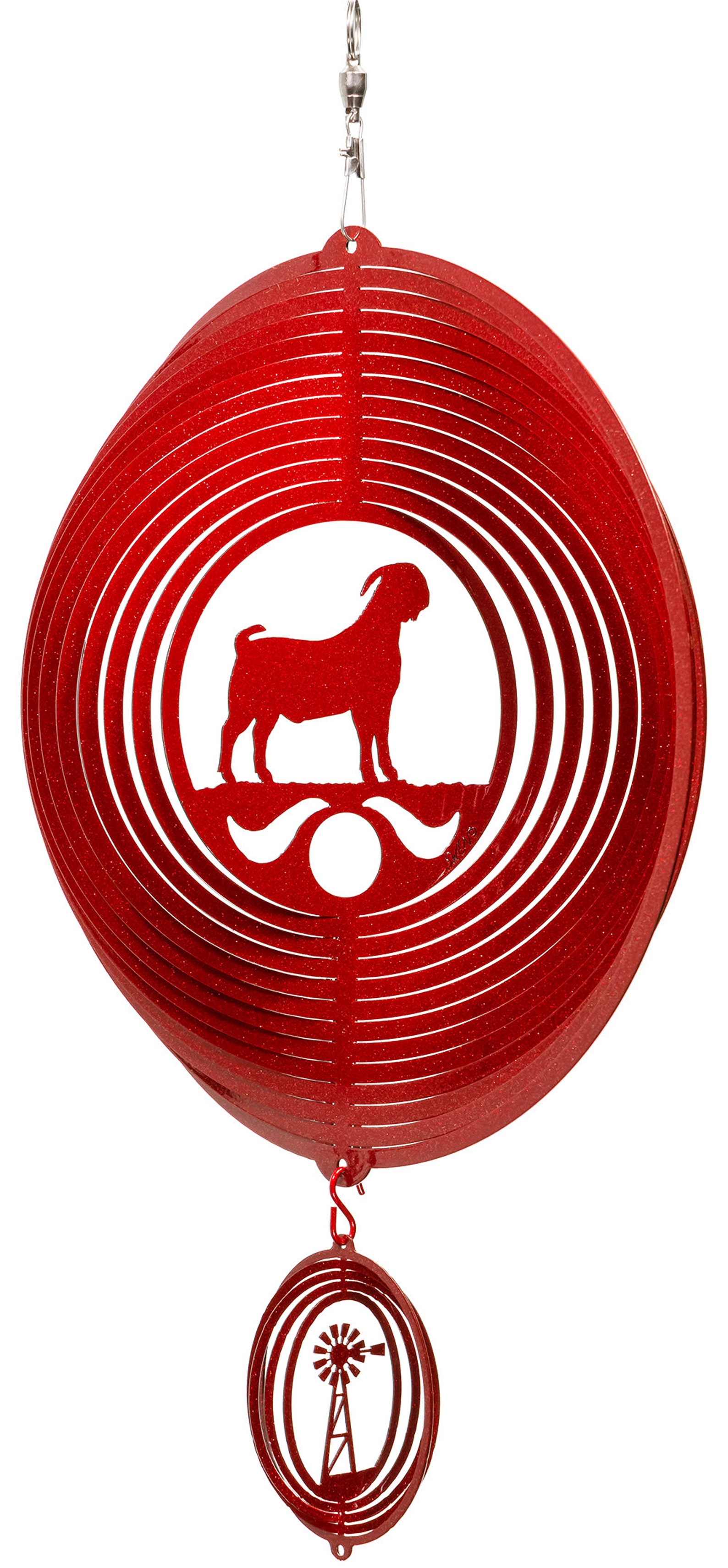 Goat Boer Swirly Metal Wind Spinner - Etsy