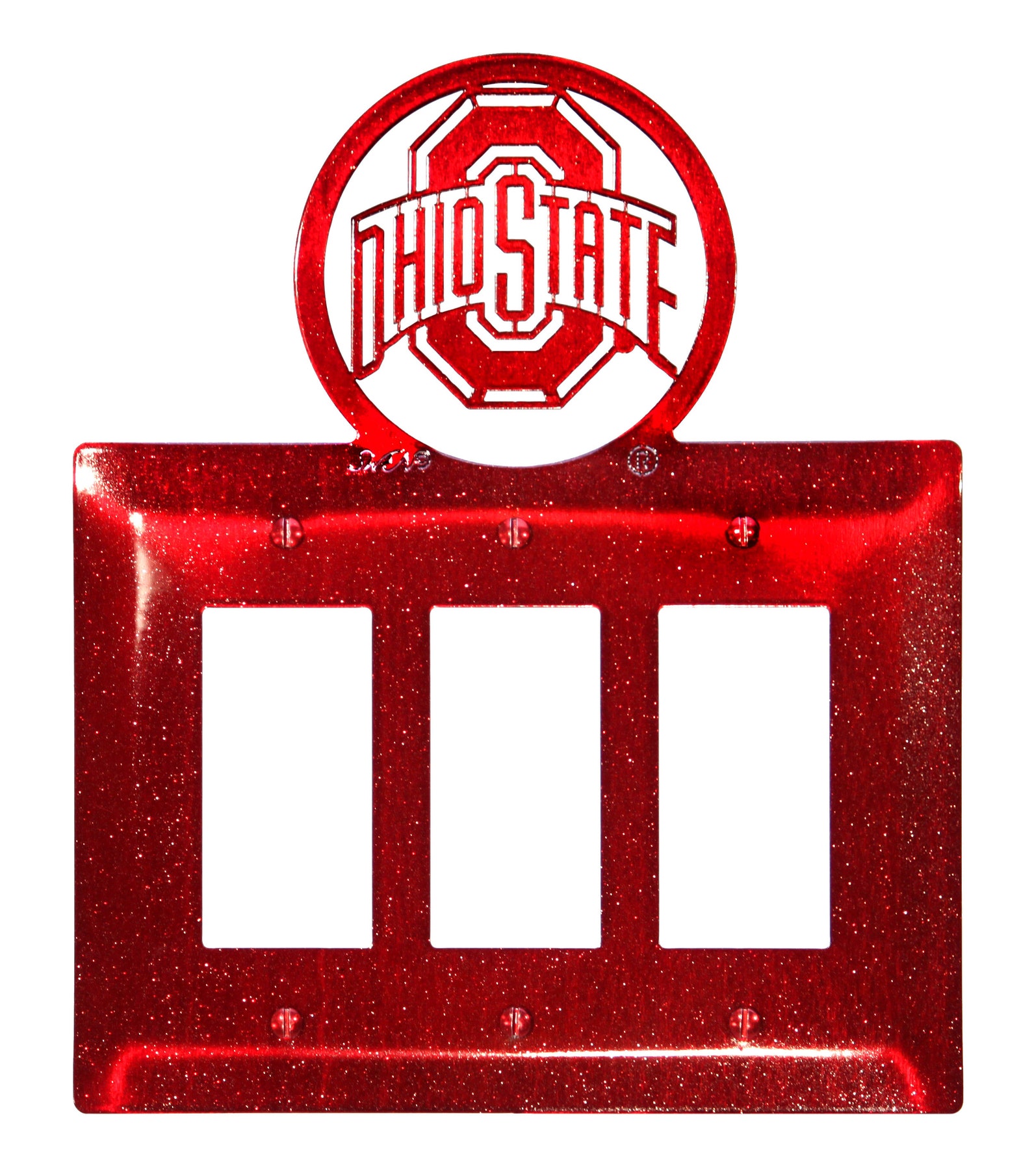 Ohio State Buckeyes Light Switch Triple Plate Covers - Etsy