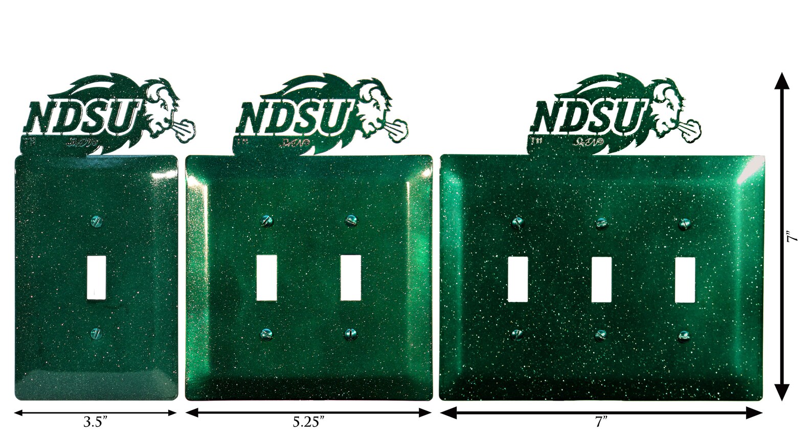 North Dakota State University NDSU Bison Light Switch Plate Cover - Etsy