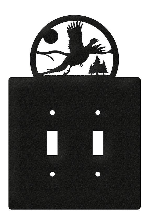 Pheasant Bird Light Switch Double Plate Cover | Etsy