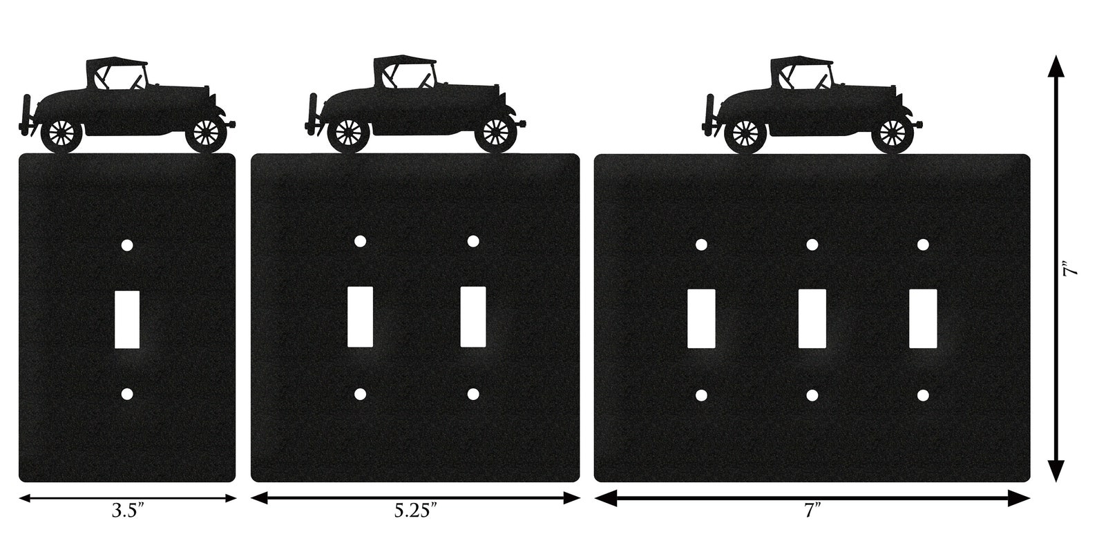 Model A Old Car Light Switch Triple Plate Cover - Etsy