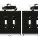 Model A Old Car Light Switch Triple Plate Cover - Etsy