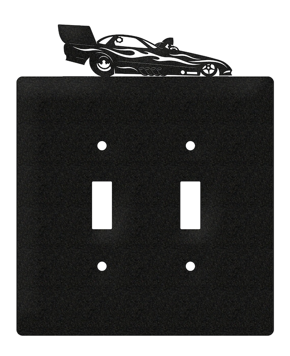 Farrell Funny Car Auto Car Racing Light Switch Double Plate | Etsy