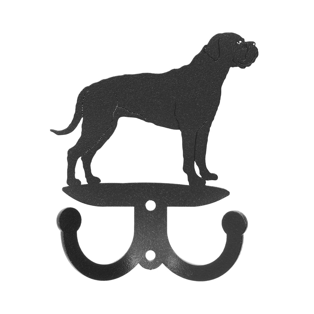 Cane Corso Dog 2 Hook Black Metal Key Chain Leash Holder Hanger - Etsy