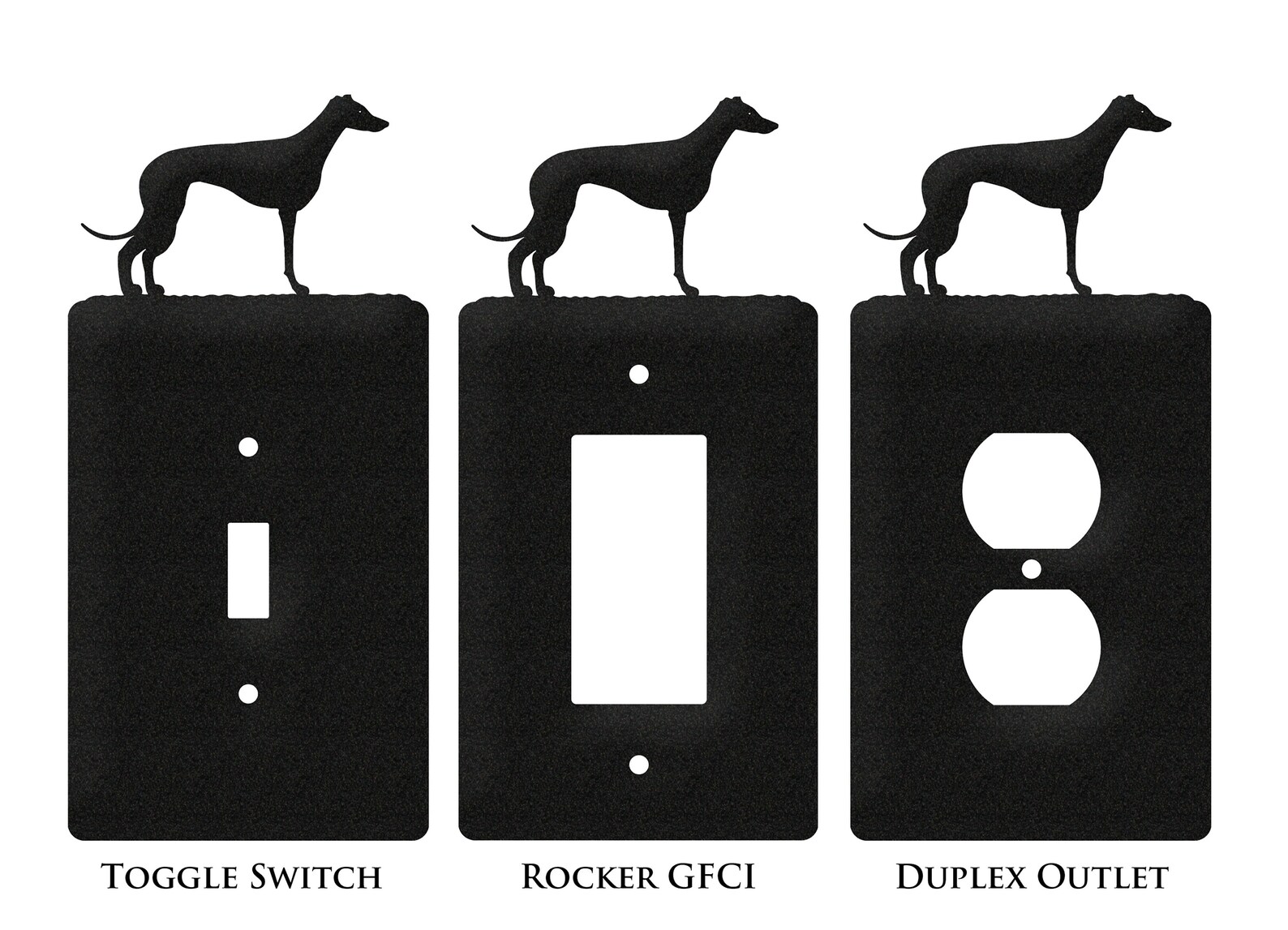 Whippet Dog Double Plate Covers - Etsy
