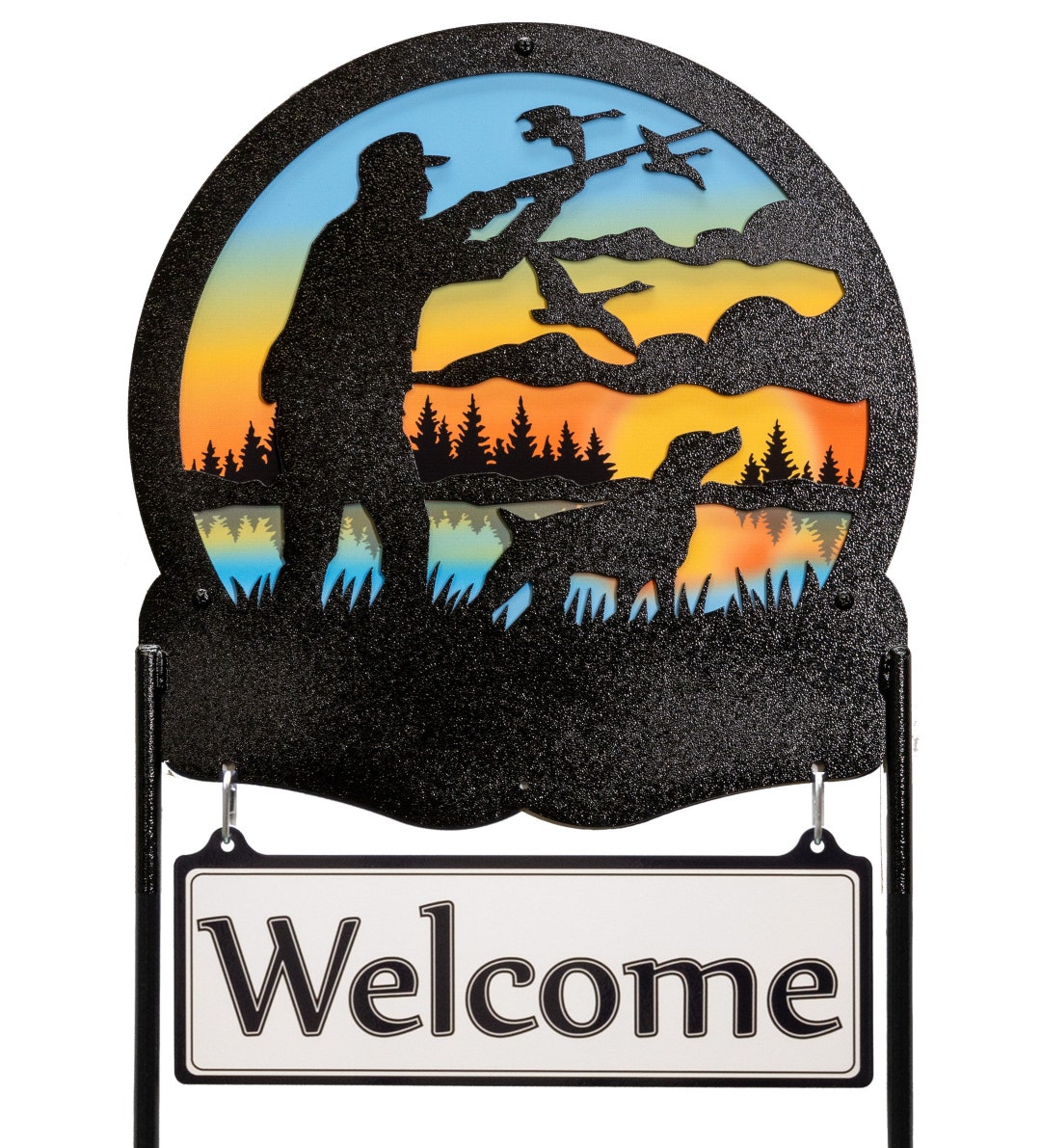 Goose Hunter Metal Yard Sign - Etsy