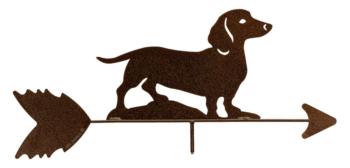 Hand Made Dachshund Dog Weathervane NEW - Etsy