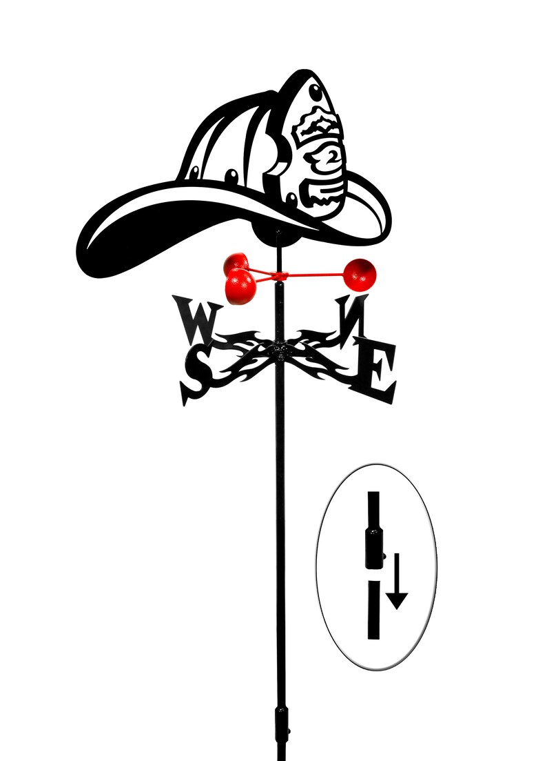 Hand Made Farrell Fire Helmet Rescue Weathervane NEW | Etsy