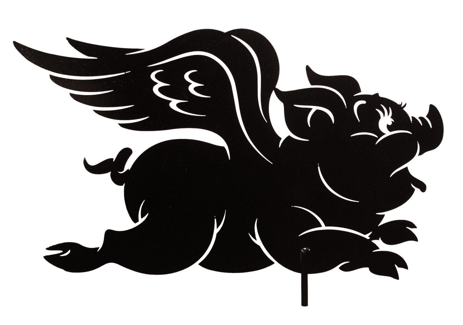 Hand Made Farrell Flying Pig Piggy Weathervane NEW - Etsy