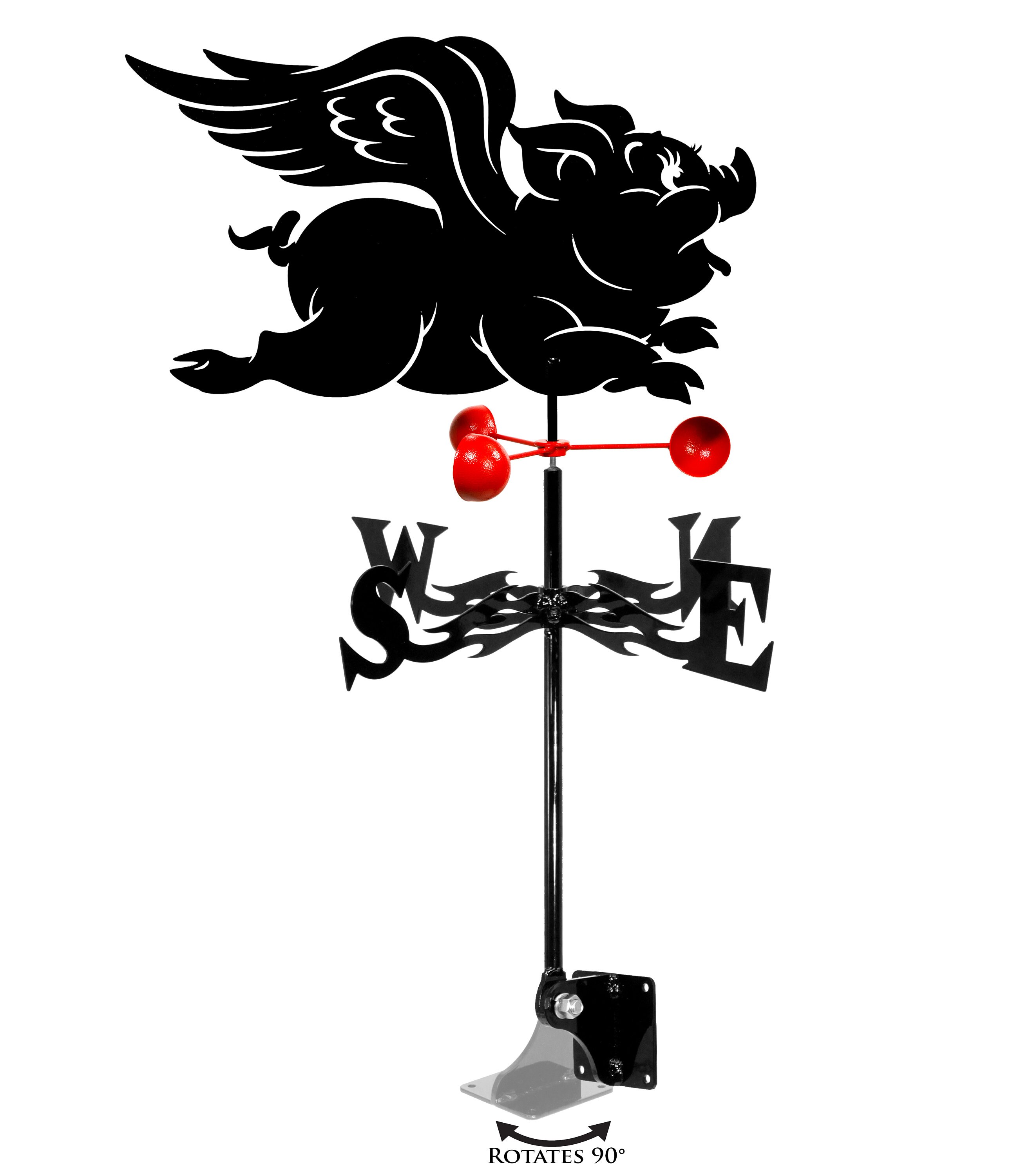 Hand Made Farrell Flying Pig Piggy Weathervane NEW - Etsy