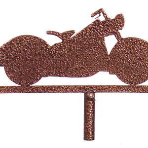 Mini Antique Motorcycle Flower Pot Weathervane - Etsy