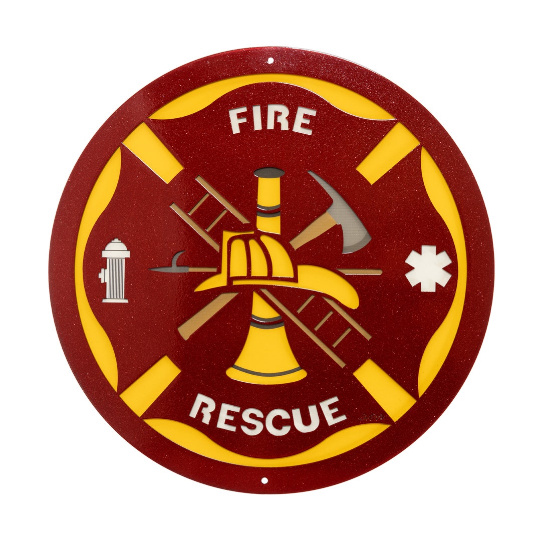 Hand Made Fire Rescue Scenic Art Design Scenic Art Wall Design - Etsy