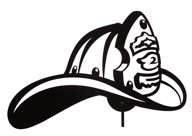 Hand Made Farrell Fire Helmet Rescue Weathervane NEW | Etsy