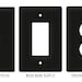 Light Switch Blank No Design Double Plate Cover - Etsy