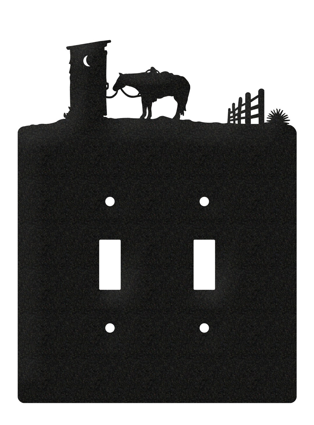 Outhouse Cowboy Western Light Switch Double Plate Cover - Etsy