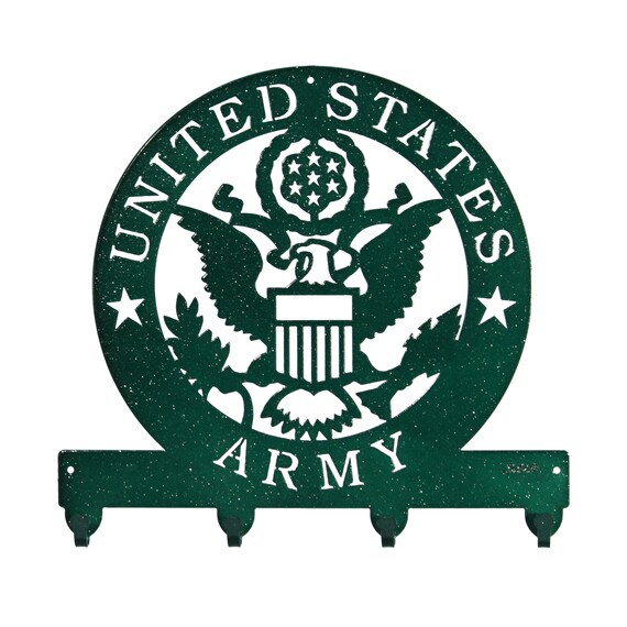 Armed Services US Army Military Metal Key Chain Holder Hanger | Etsy