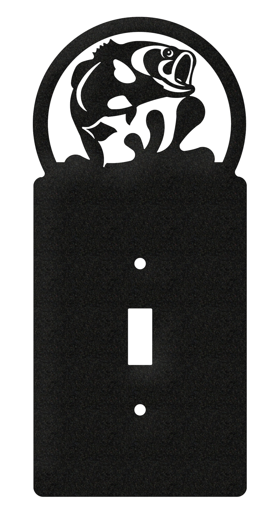 Large Mouth Bass Fish Light Switch Plate Cover - Etsy