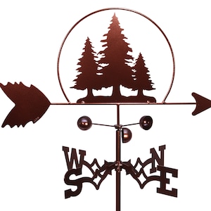 Hand Made Pine Tree Wildlife Weathervane NEW - Etsy