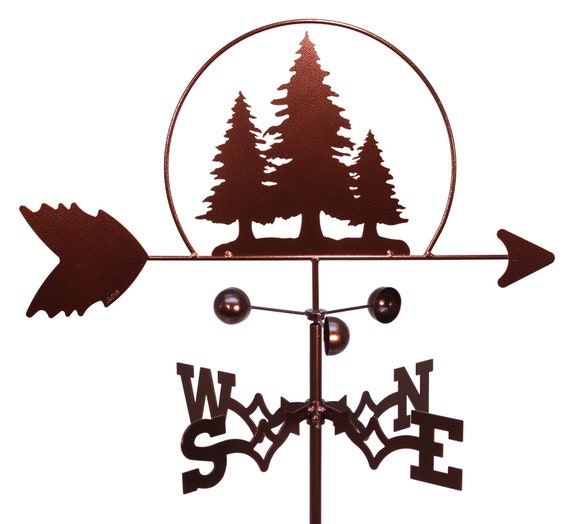Hand Made Pine Tree Wildlife Weathervane NEW - Etsy