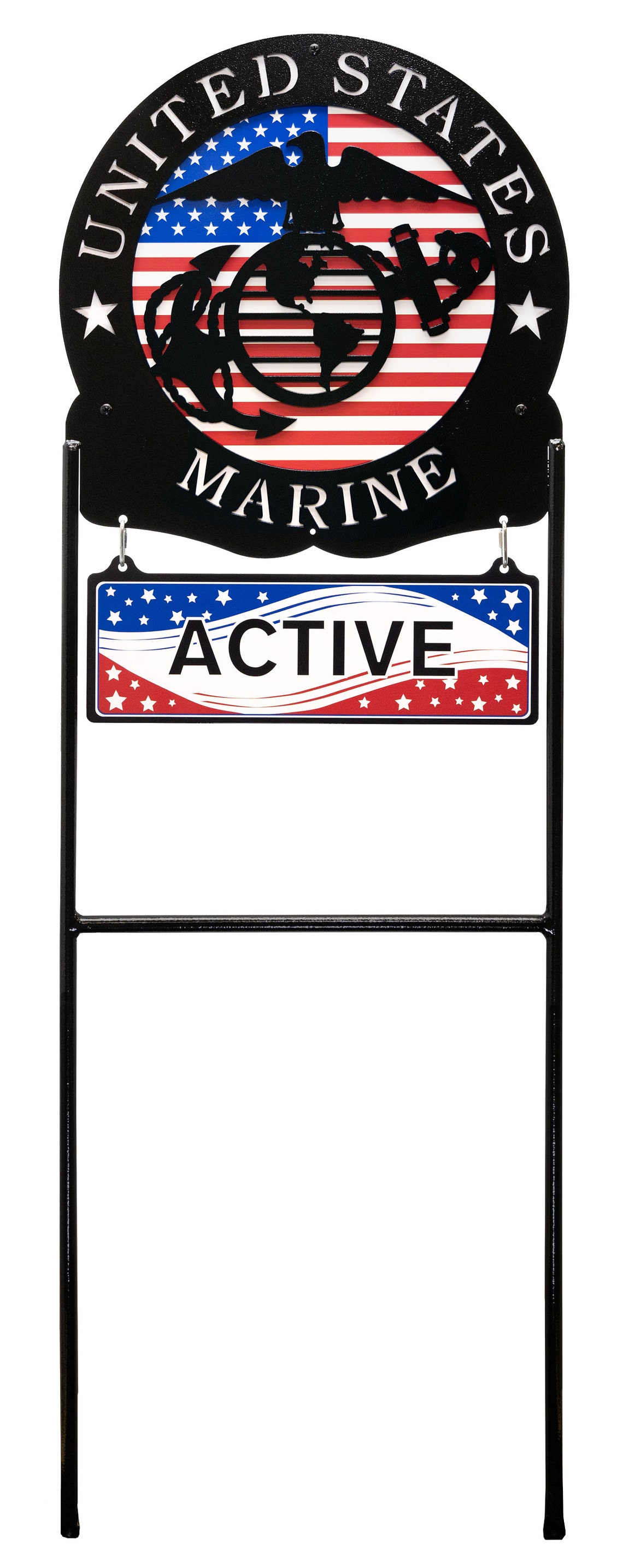 Armed Services US Marine Corp Marines USMC Military Metal Yard - Etsy