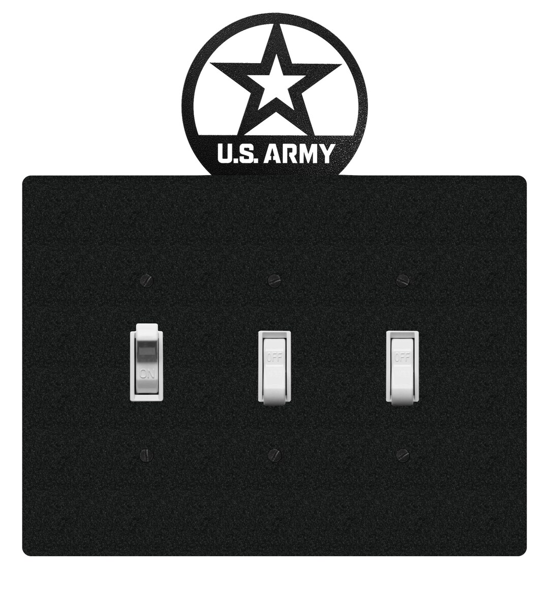 Armed Services US Army Military Light Switch Triple Plate Cover - Etsy