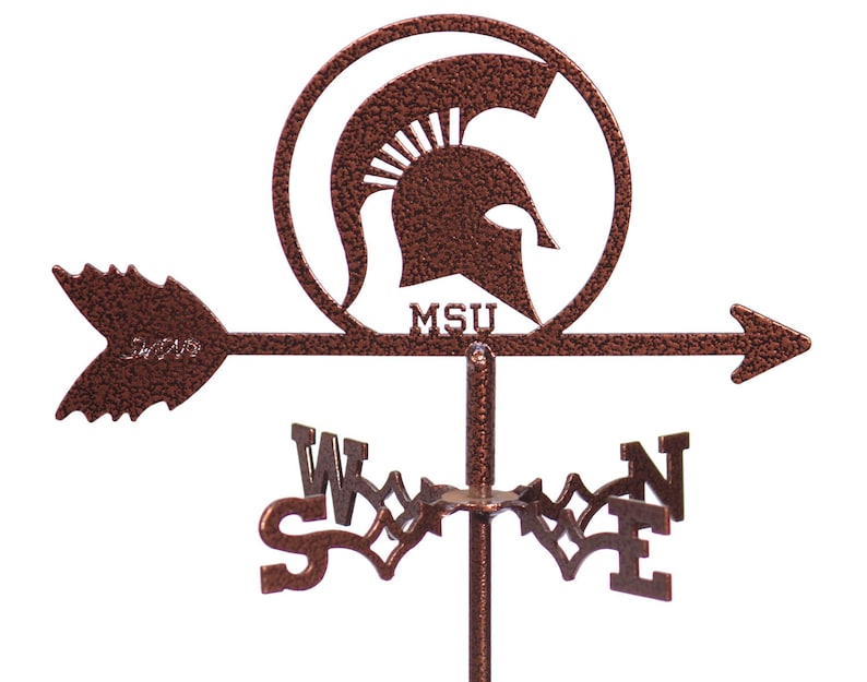 Mini Michigan State Spartans Flower Pot Weathervane NEW | Etsy
