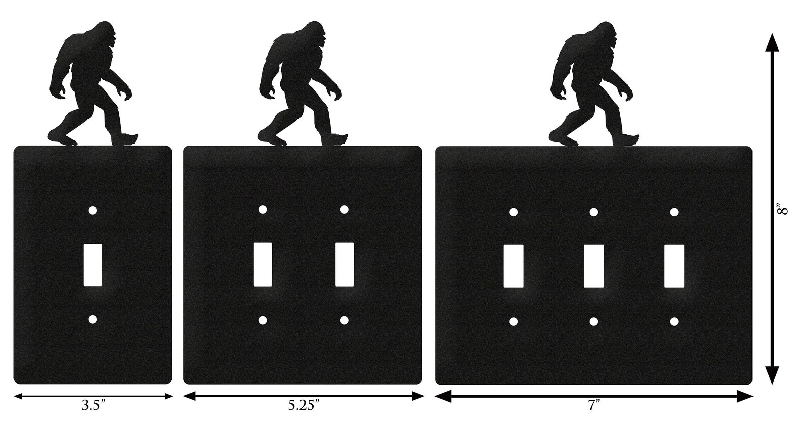 Bigfoot Sasquatch Yeti Plate Covers - Etsy