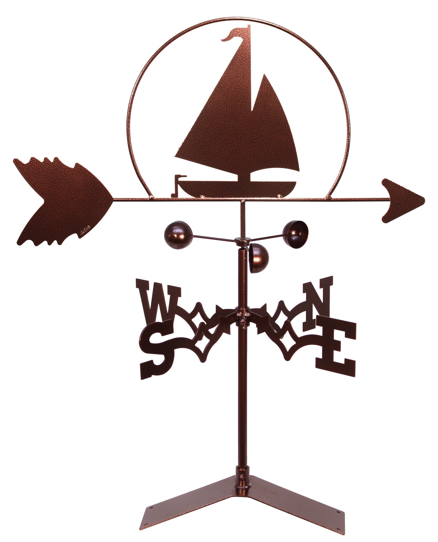 Hand Made Sailboat Nautical Weathervane NEW - Etsy