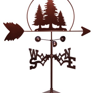 Hand Made Pine Tree Wildlife Weathervane NEW - Etsy