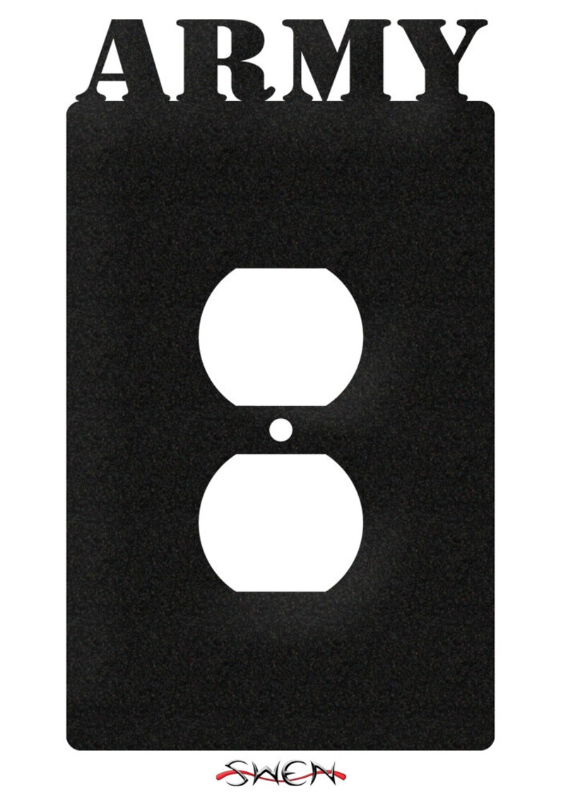 Armed Services US Army Military Light Switch Plate Cover | Etsy