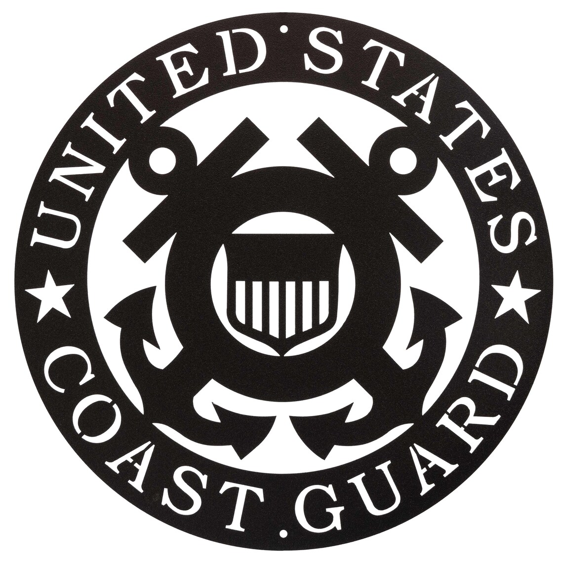 Hand Made Armed Services US Coast Guard Scenic Art Wall Design - Etsy