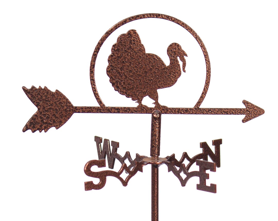 Mini Turkey Thanksgiving Bird Flower Pot Weathervane - Etsy