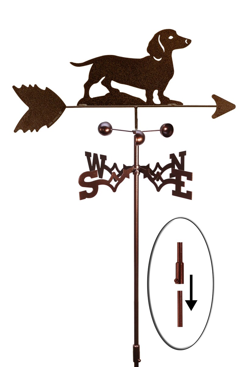 Hand Made Dachshund Dog Weathervane NEW - Etsy
