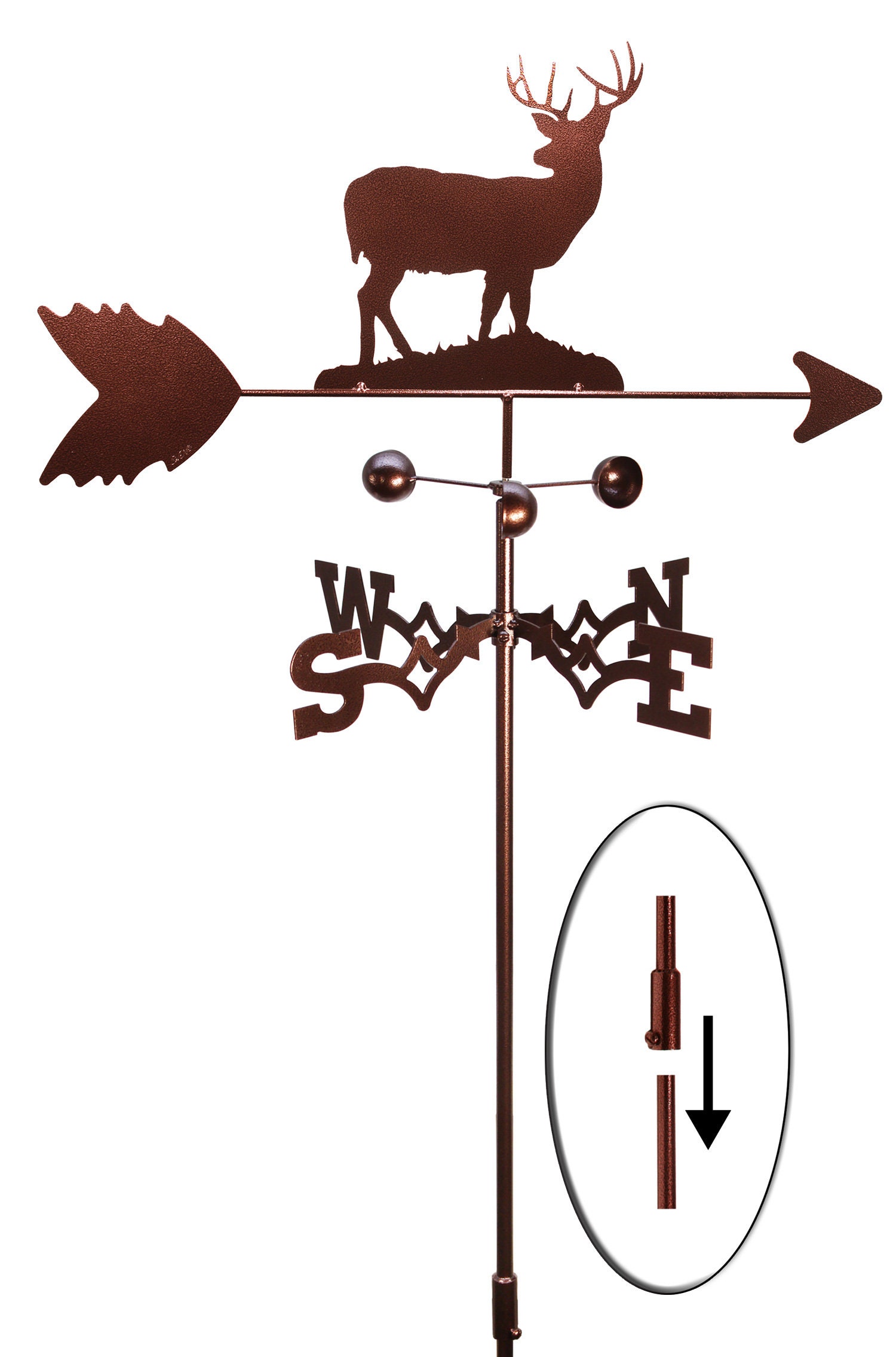 Hand Made Deer Buck Weathervane NEW - Etsy