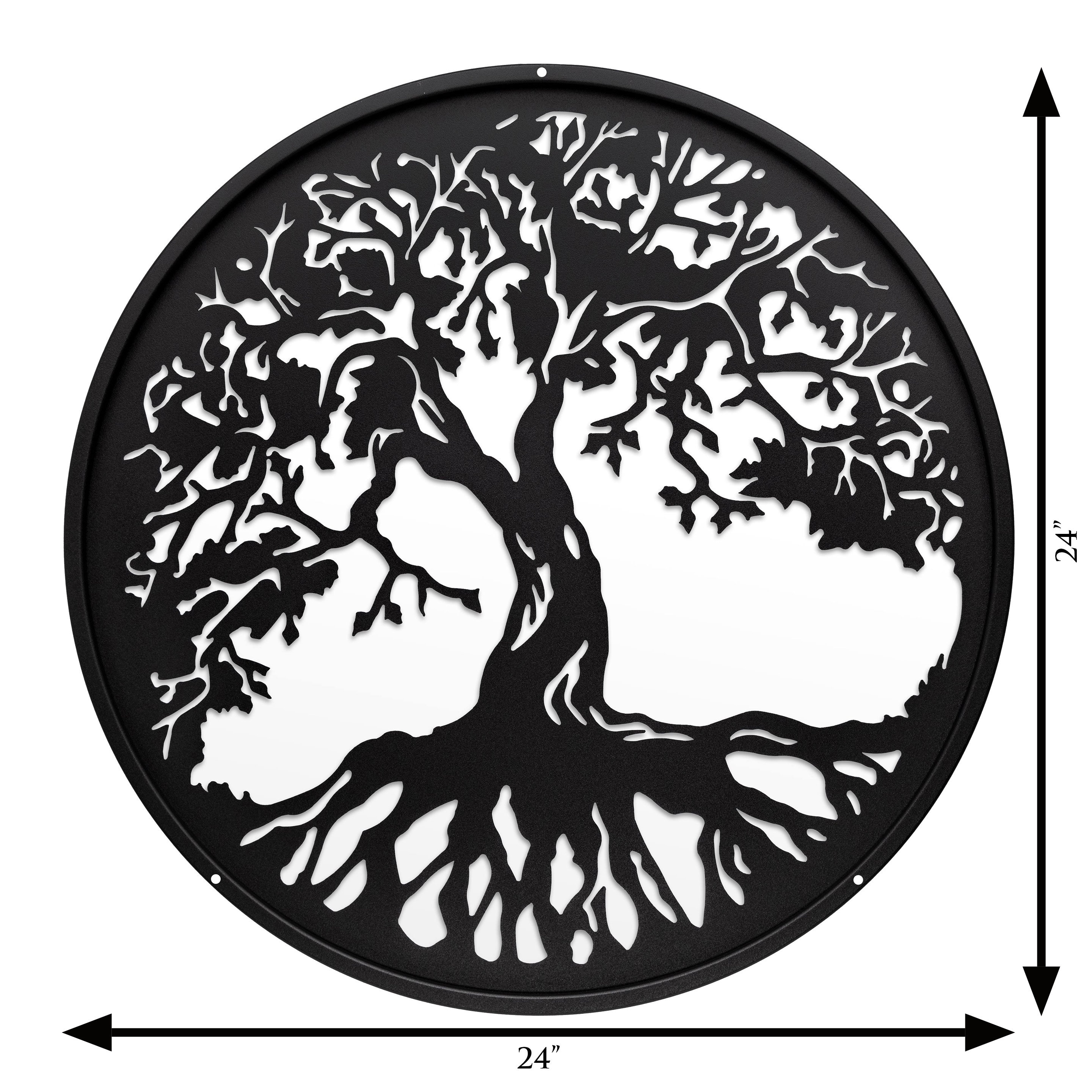 Hand Made Tree of Life Scenic Art Wall Design - Etsy