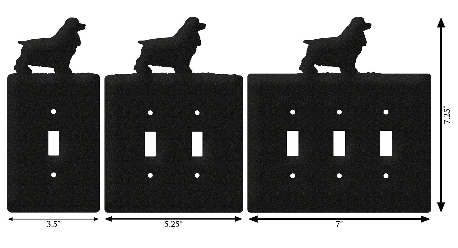 Cocker Spaniel Dog Triple Plate Covers - Etsy