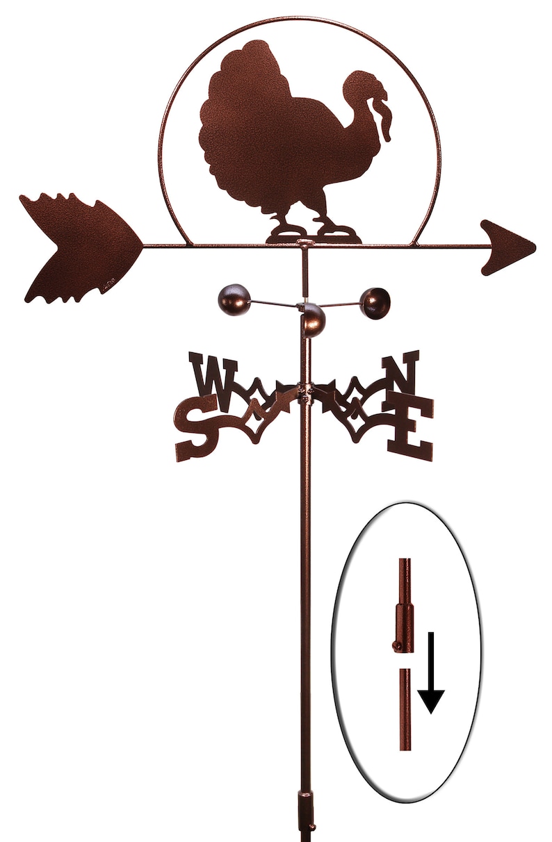 Hand Made Turkey Thanksgiving Bird Weathervane NEW - Etsy