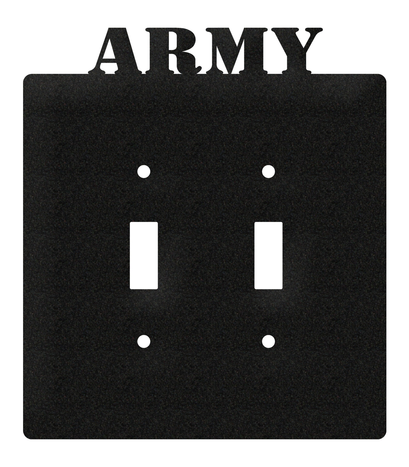 Armed Services US Army Military Light Switch Double Plate | Etsy