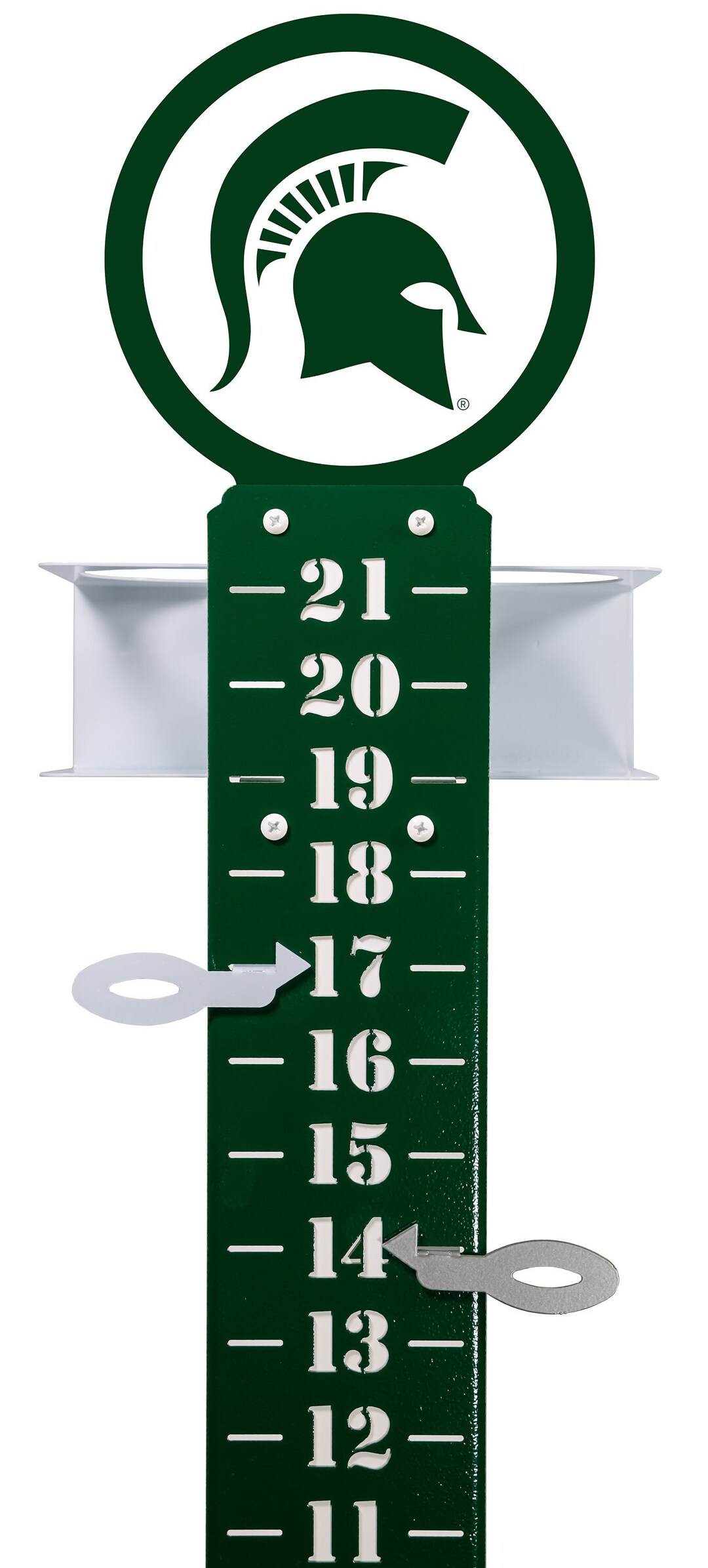 Michigan State University Steel Metal Lawn Scoreboard Cup Holder Yard ...