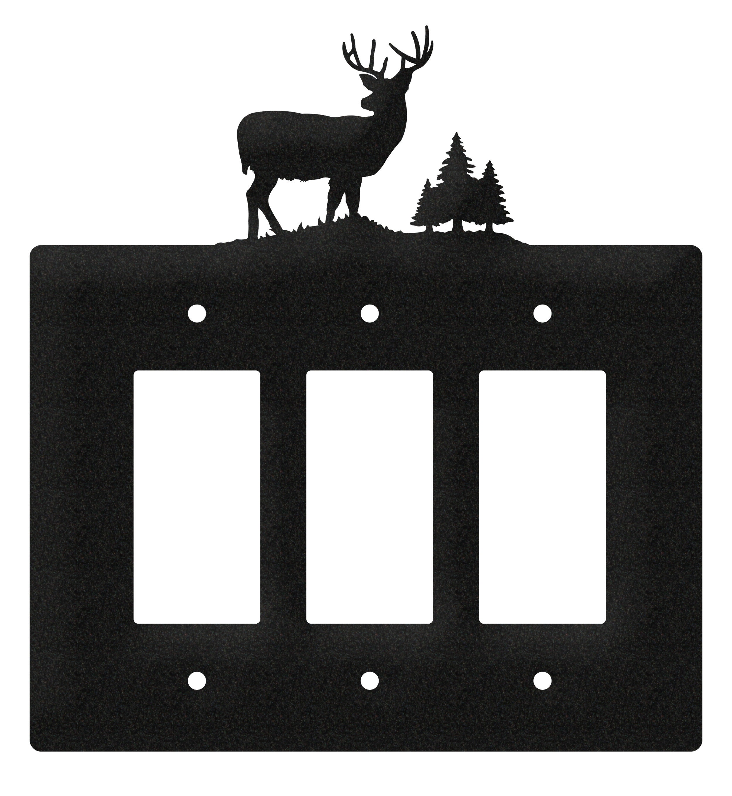 Deer Buck Wildlife Light Switch Triple Plate Cover - Etsy