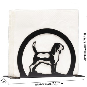 Beagle Dog Metal Letter Napkin Card Holder - Etsy