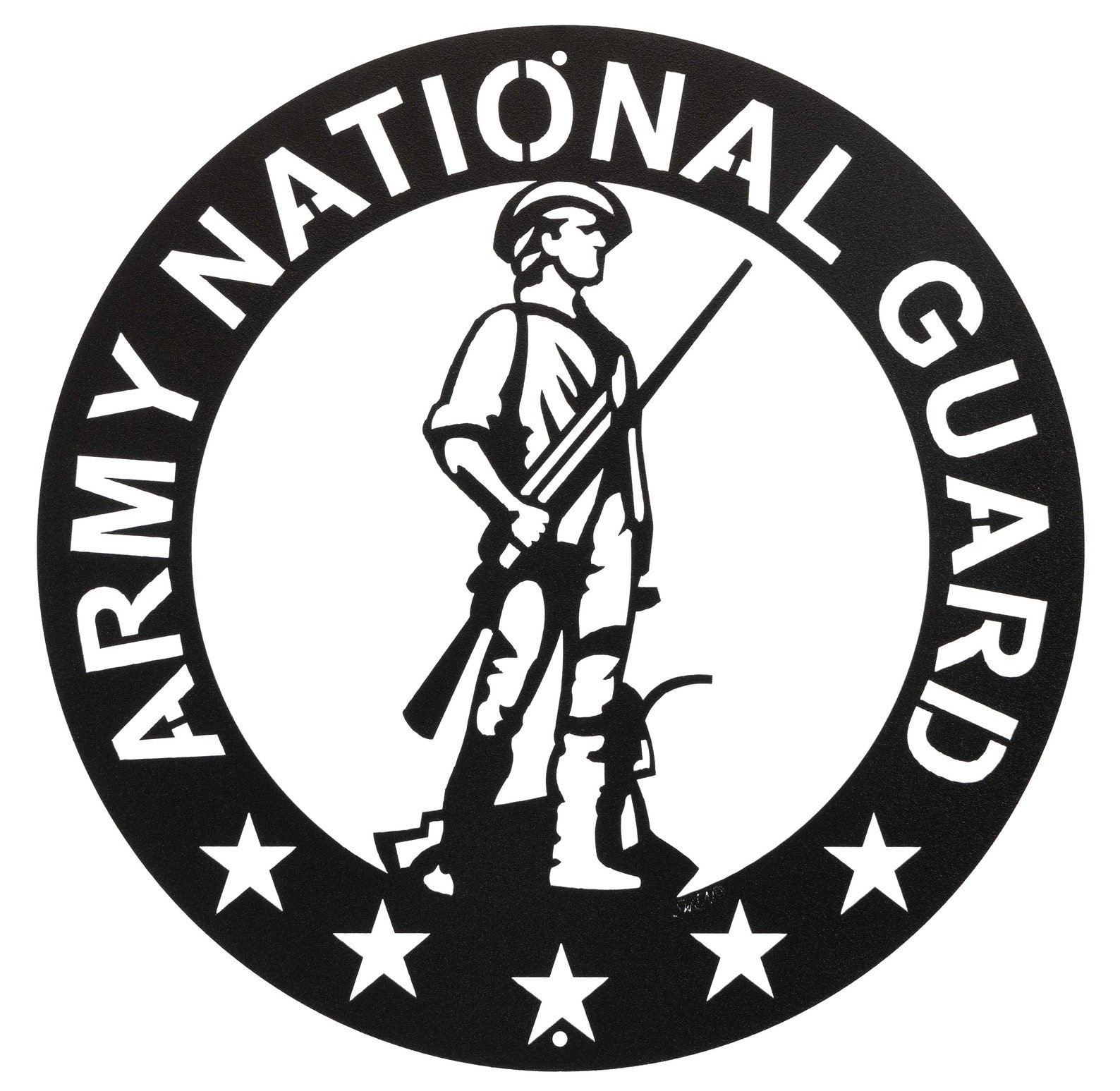 Hand Made Army National Guard Scenic Art Wall Design - Etsy