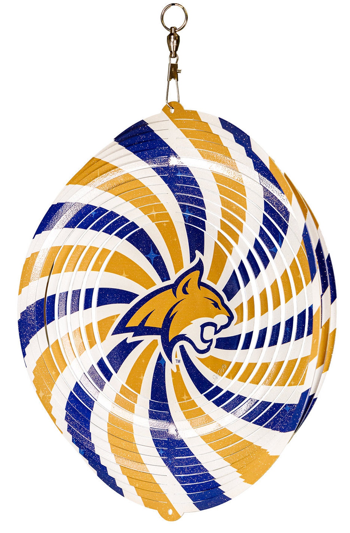 Montana State Bobcats Multi Color Swirly Metal Wind Spinner - Etsy
