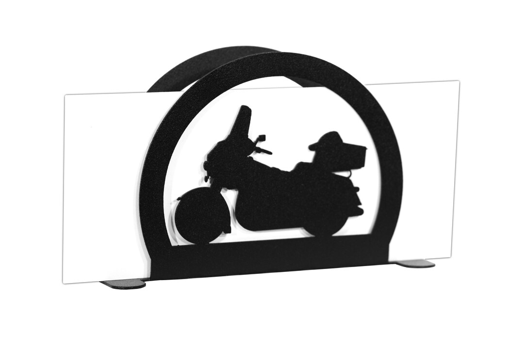 Motorcycle Full Dressed Metal Letter Napkin Card Holder - Etsy