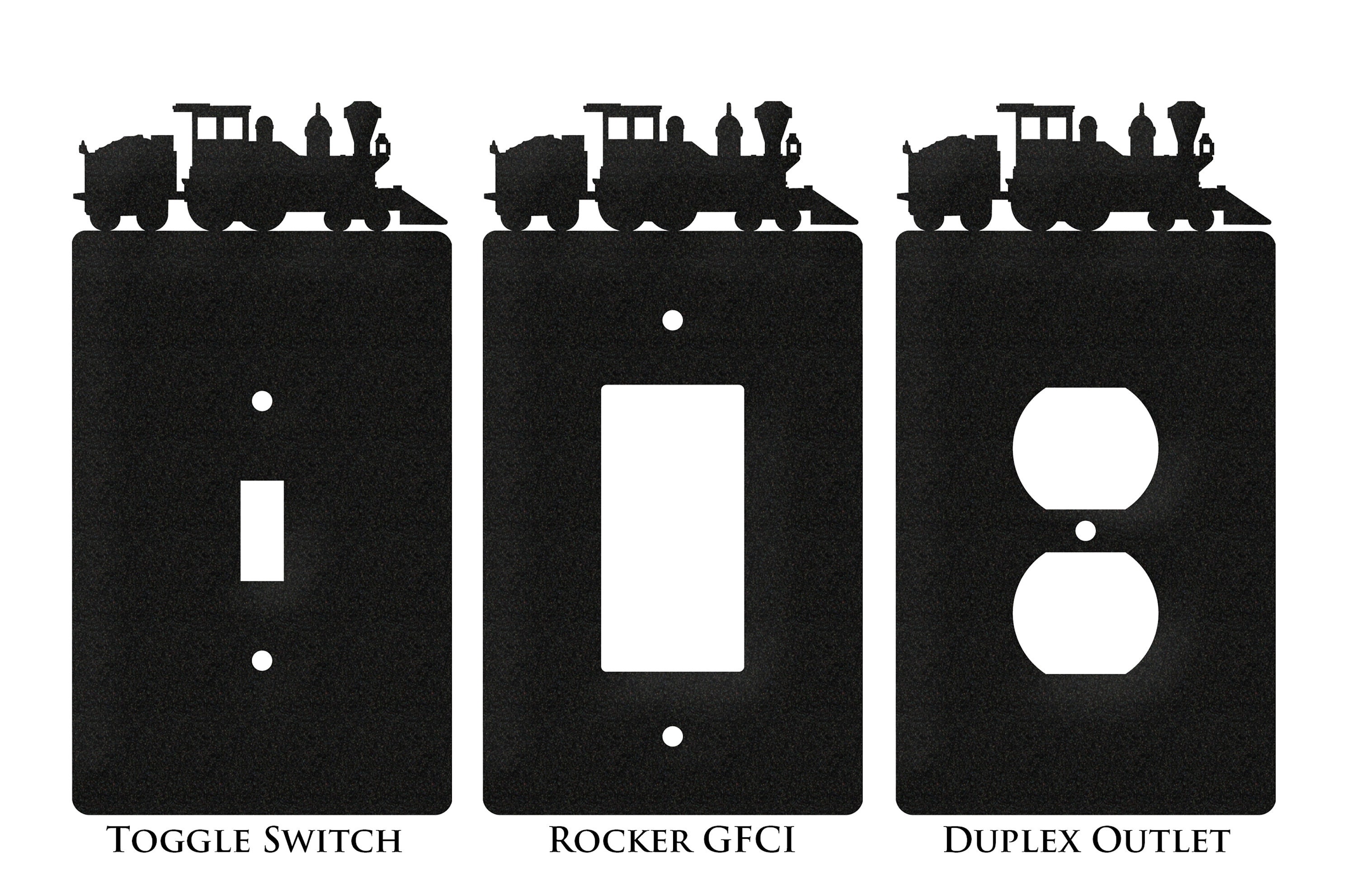 Coal Train Engine Locomotive Railroad Light Switch Plate Cover - Etsy