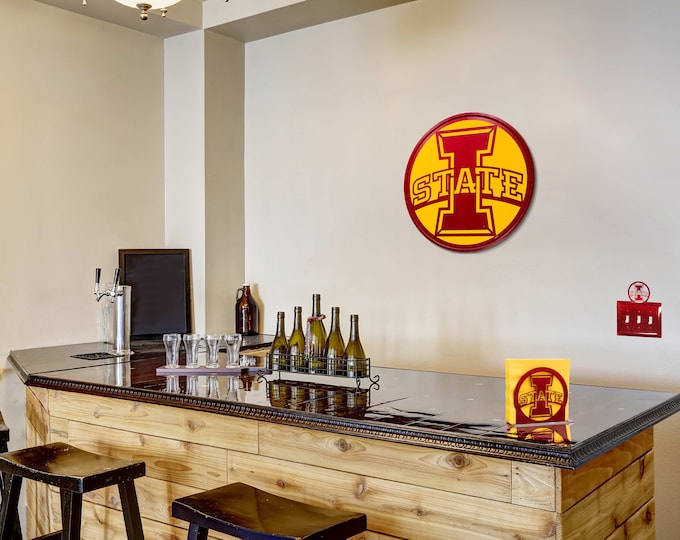 Hand Made Iowa State I State Scenic Art Wall Design NEW - Etsy