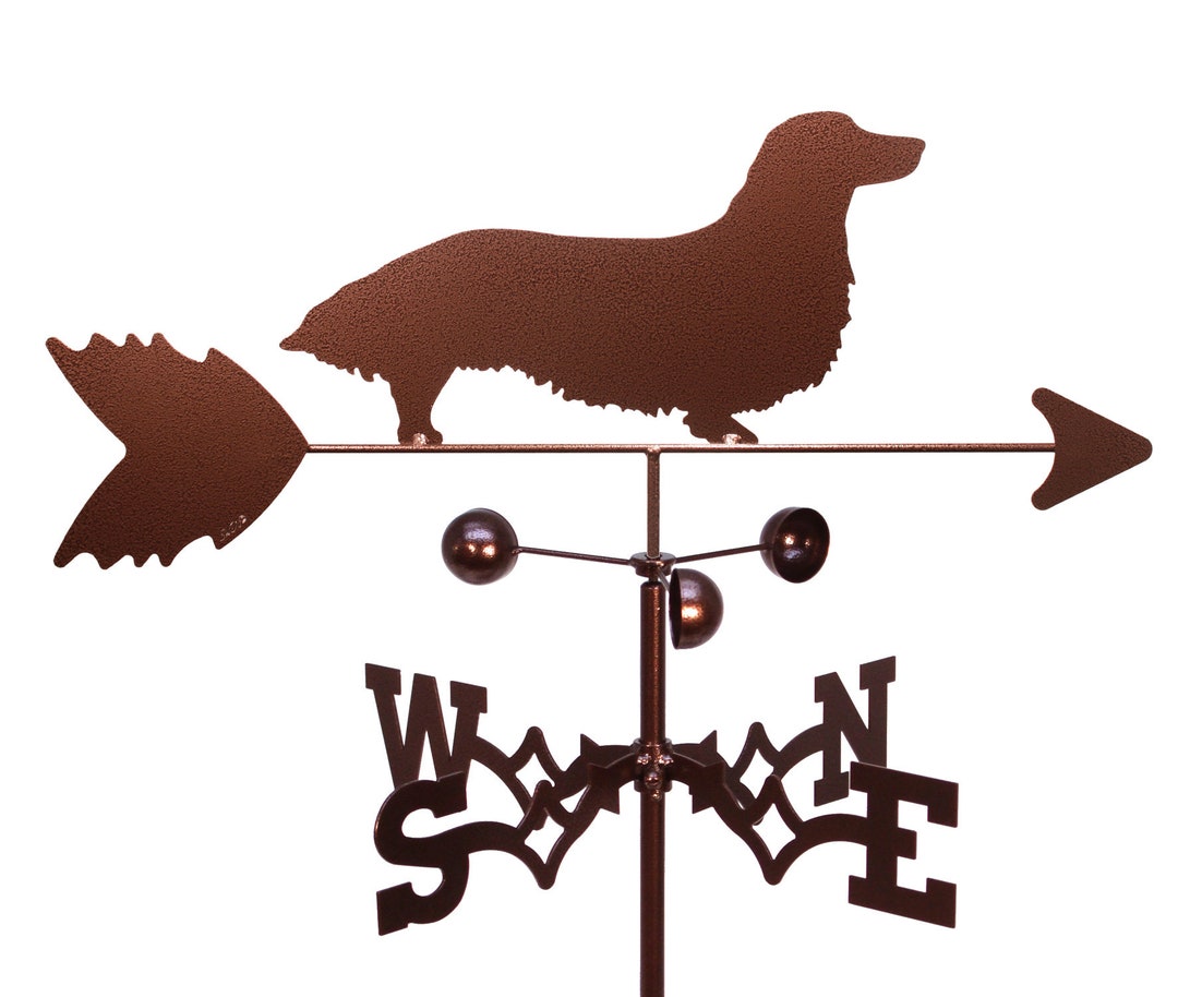 Hand Made Long Hair Dachshund Dog Weathervane NEW - Etsy