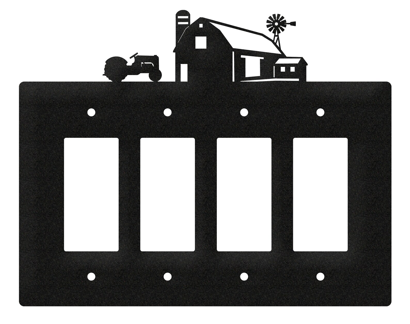 Farm Scene Light Switch Quad Plate Cover | Etsy