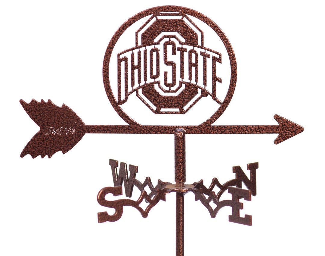 Mini Ohio State Buckeyes Flower Pot Weathervane - Etsy